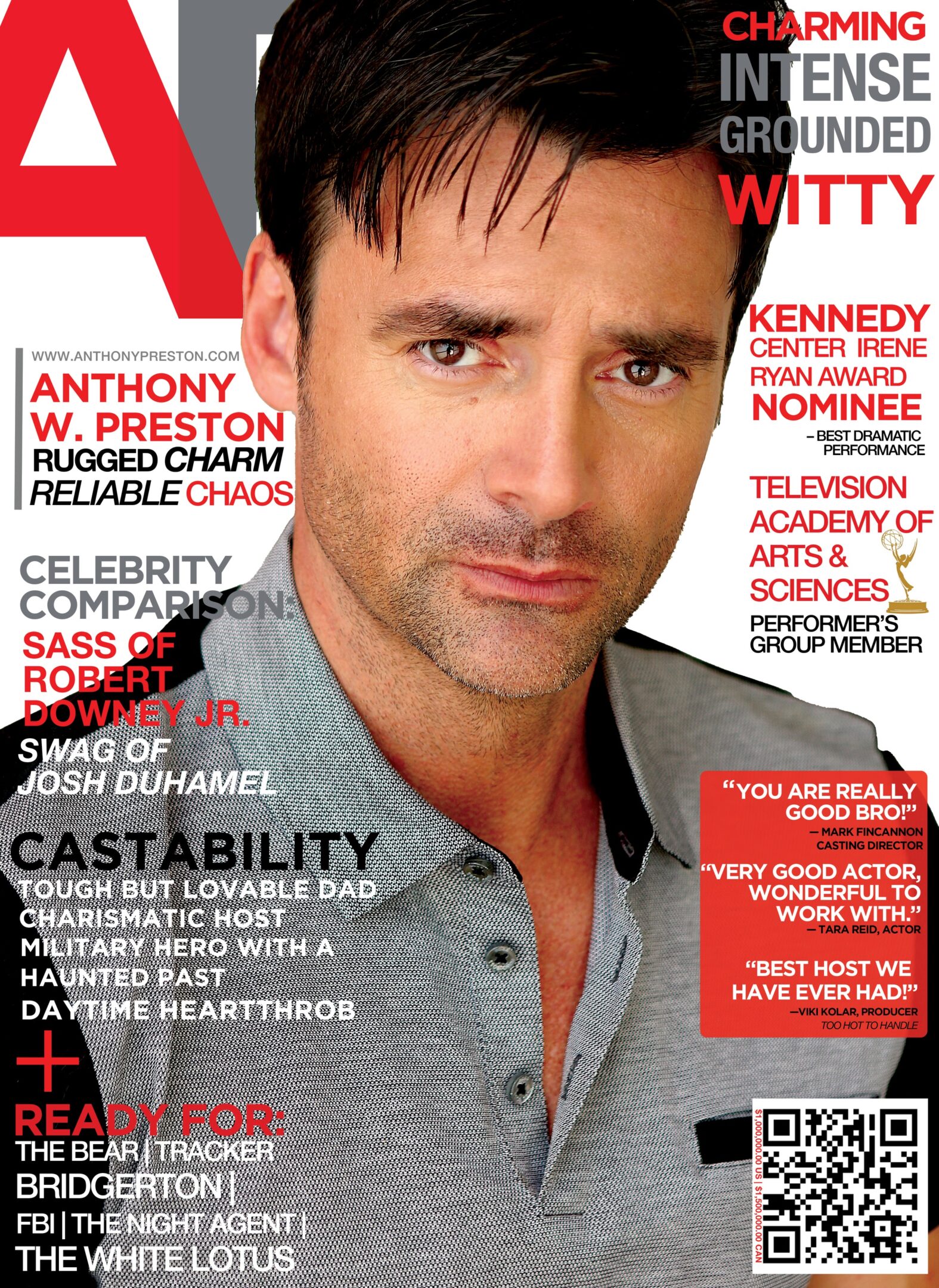 Anthony Preston Media Kit | Movie, Television & Commercial Actor